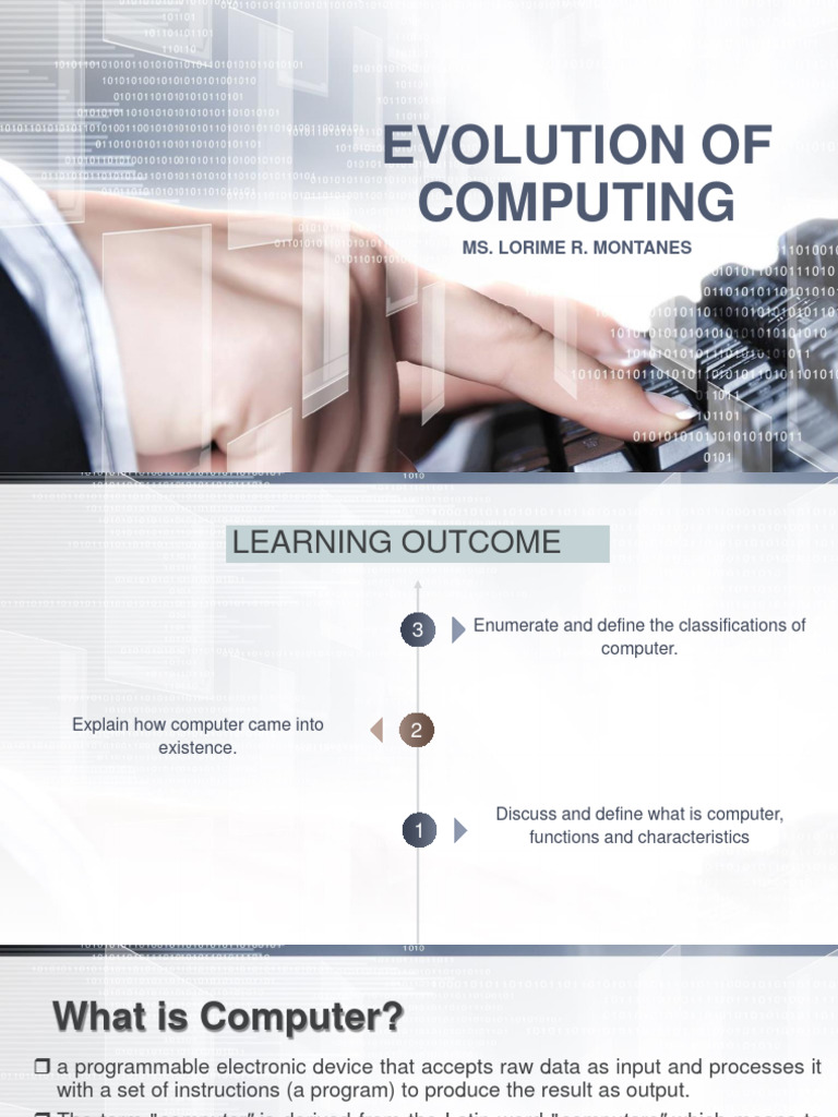 Evolution of Computing Presentation | PDF
