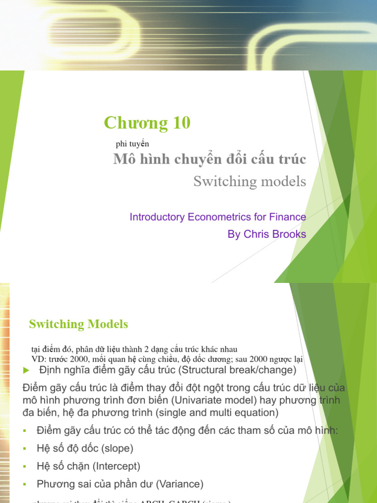 Ch10-Markov Switching Model - 2023 | PDF