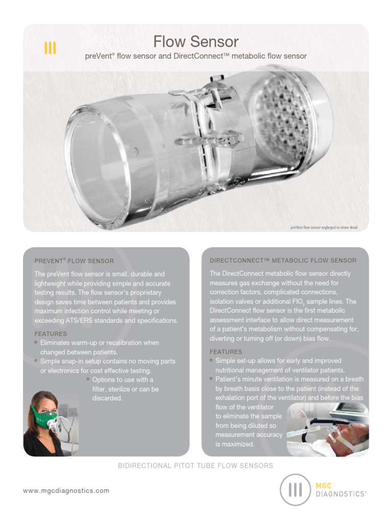 SellSheet FlowSensor Web | PDF | Flow Measurement | Equipment