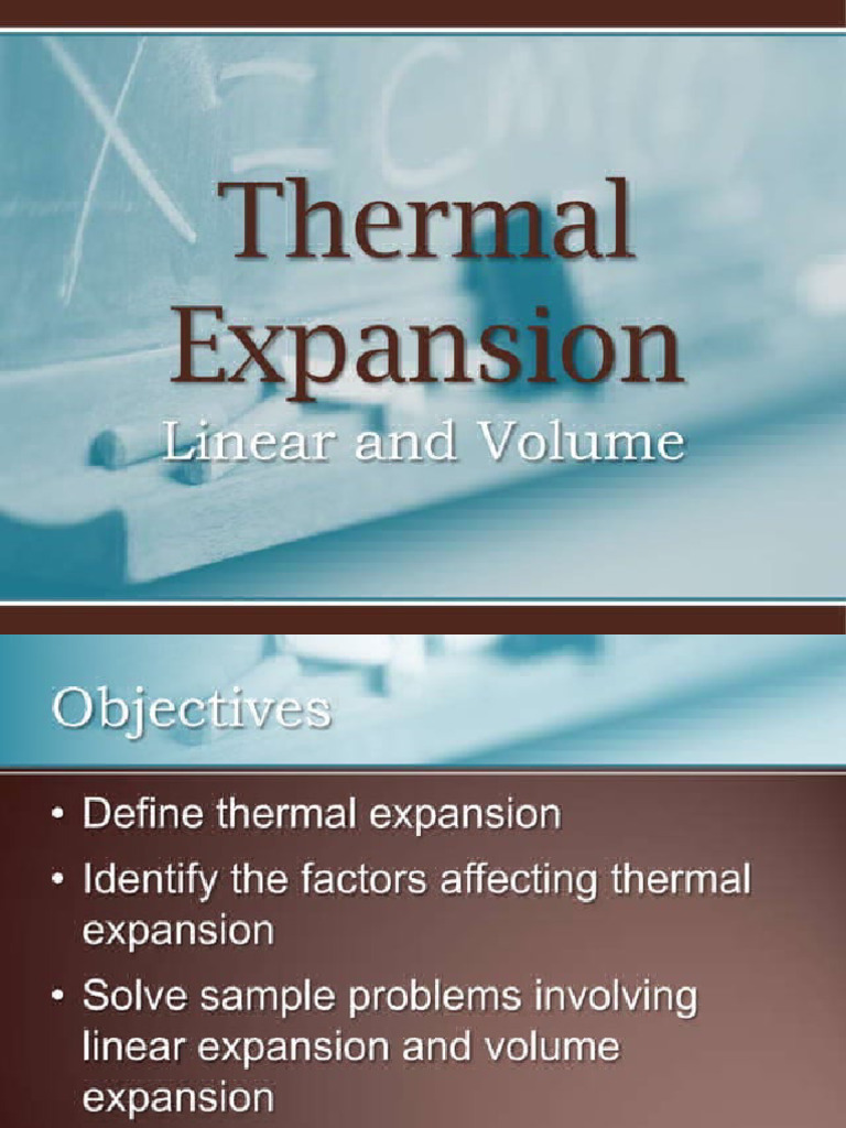Thermal Expansion | PDF