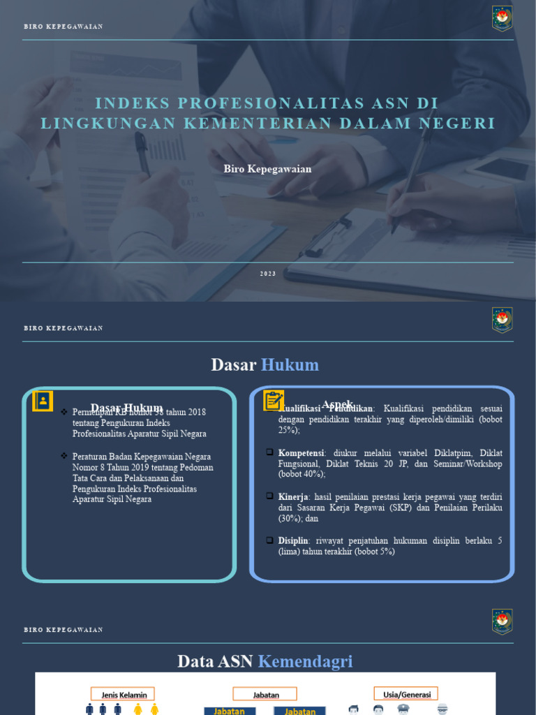 Indeks Profesionalitas ASN Kemendagri | PDF