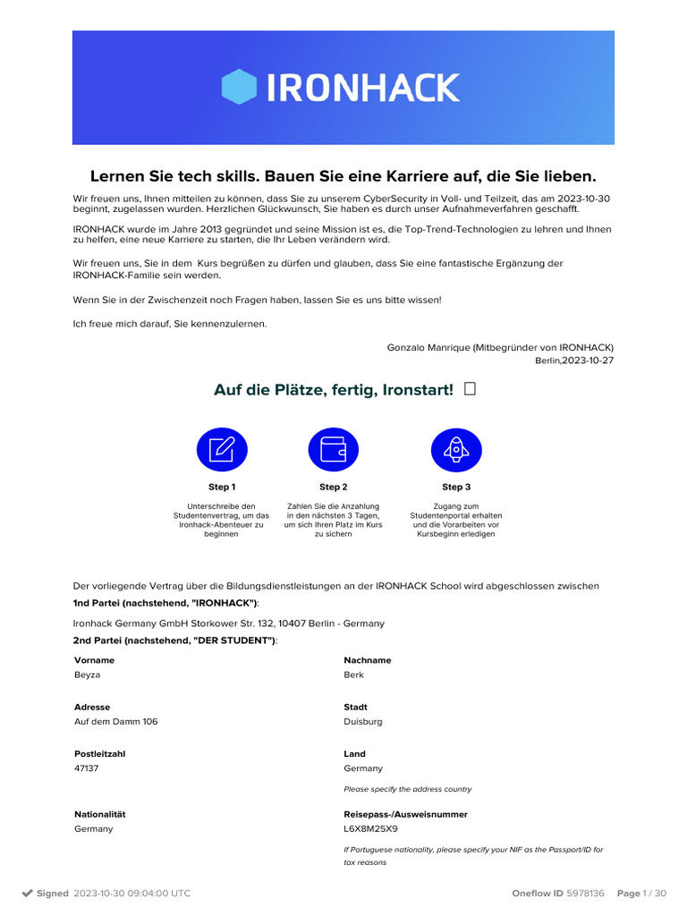 Oneflow Signed 5978136 | PDF