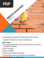 Stretcher Bond in Block Masonry | PDF | Masonry | Brick