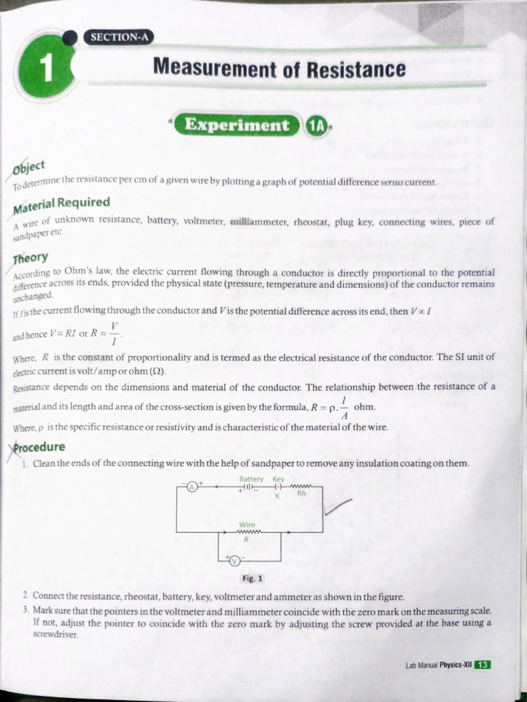 Physics Experiments | PDF