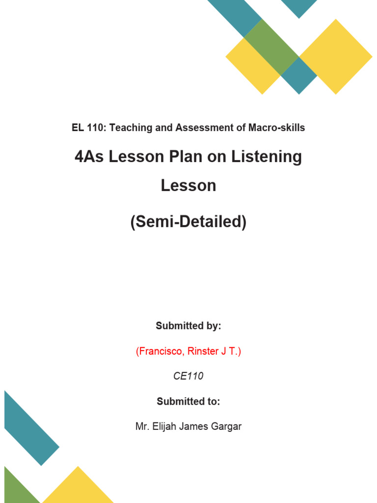 Lesson Plan Tone and Mood | PDF