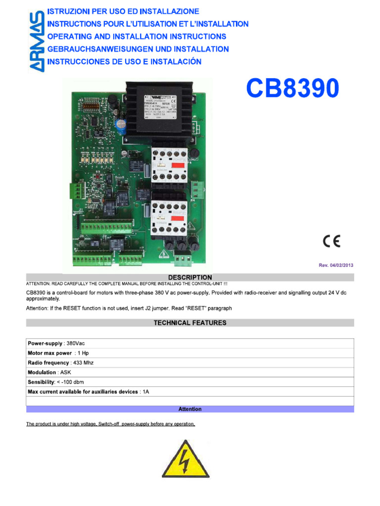 CB8390 en | PDF