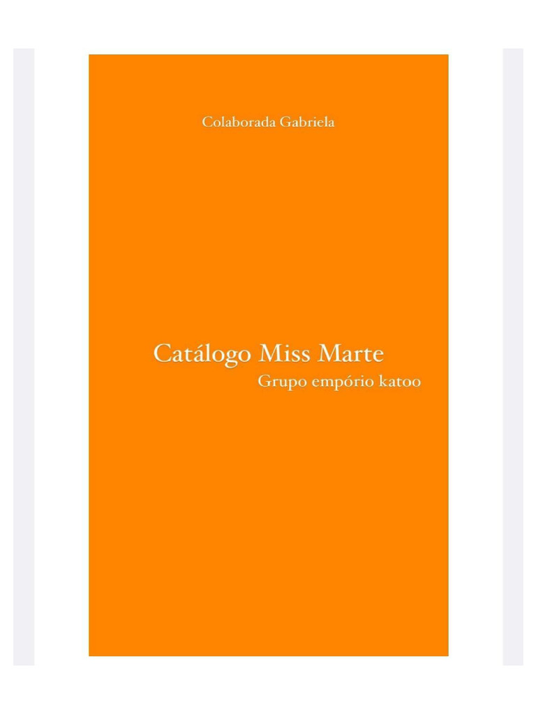 Catalogo Miss Marte | PDF