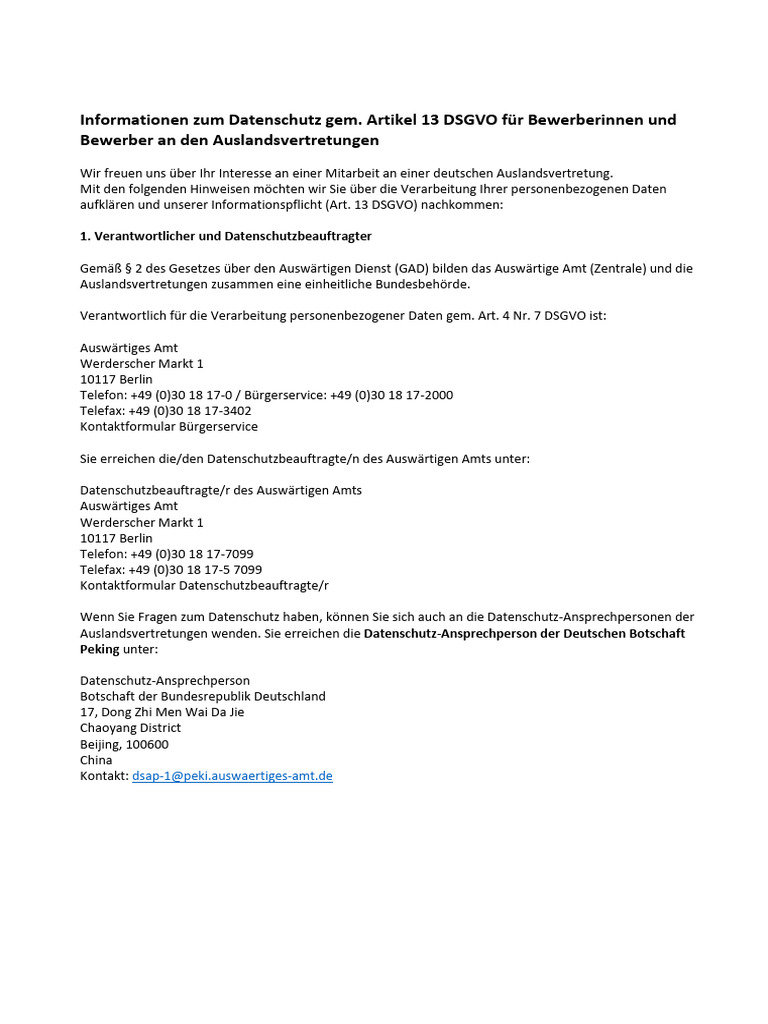 Datenschutz Data | PDF