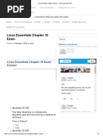 Linux Essentials Chapter 7 Exam Answer | PDF | Zip (File Format) | Linux Distribution