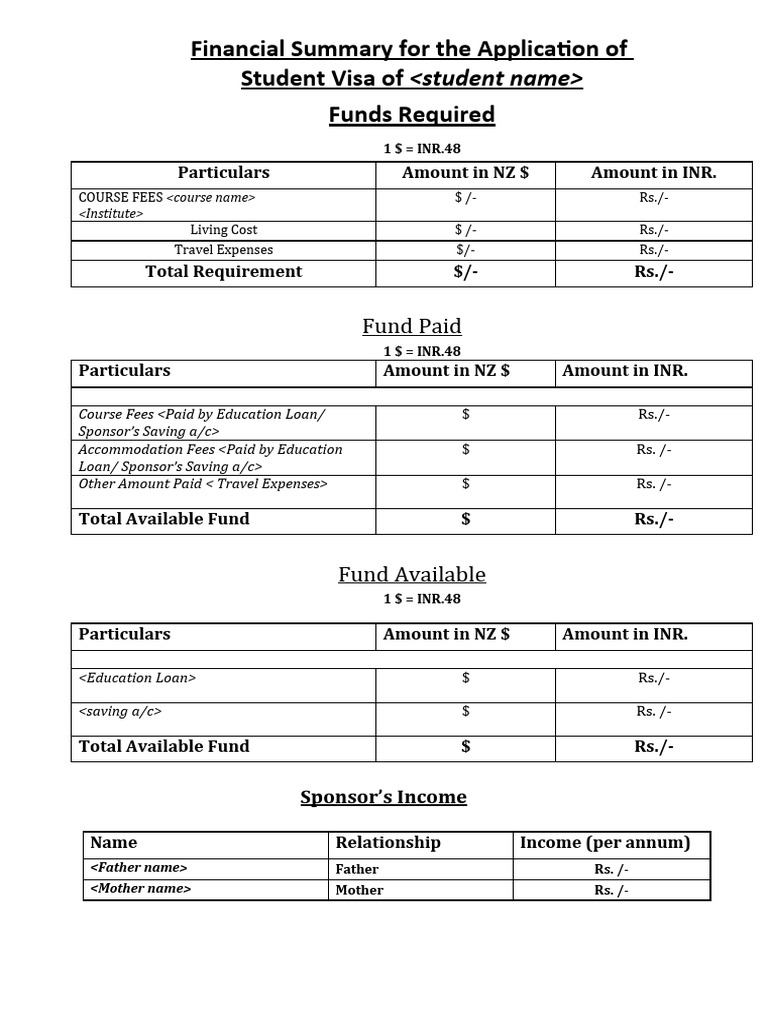 Financial Matrix Format | PDF