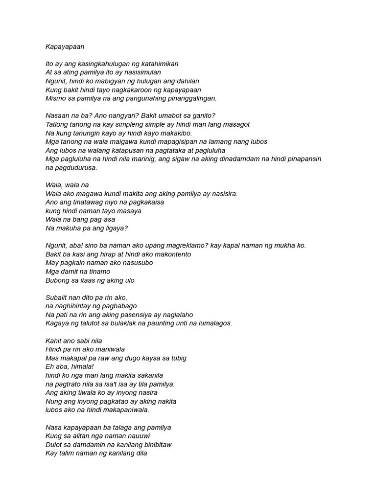 Spoken Poetry Filipino 9 | PDF