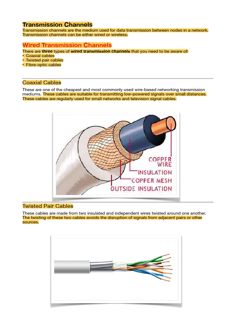 6 - Transmission Channels | PDF | Radio | Transmission Medium