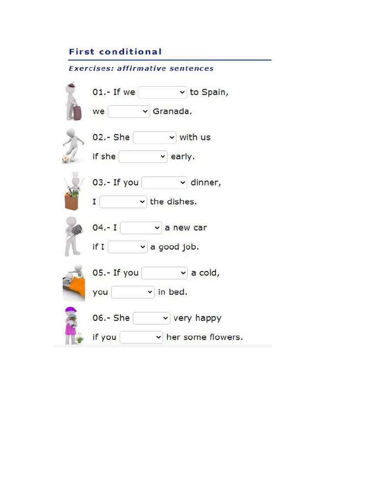 1º and 2º Conditional Sentences | PDF