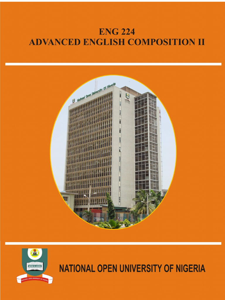 ENG 224 Course Guide Overview | PDF | Sentence (Linguistics) | English ...