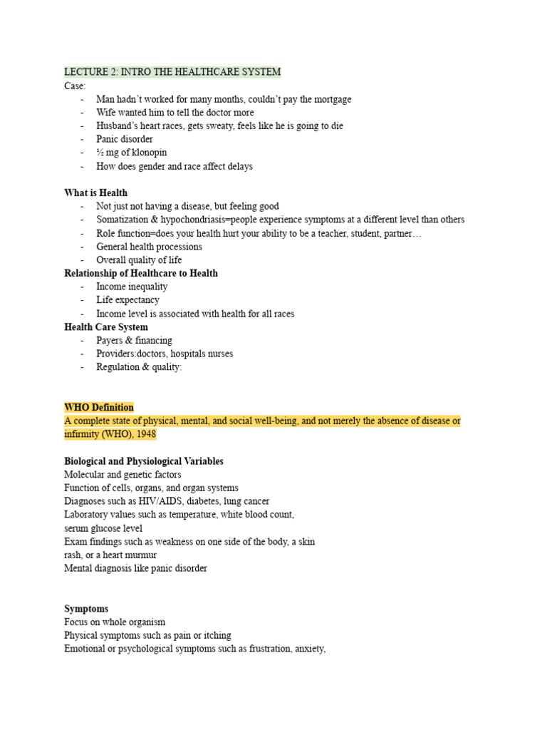 Public Health Notes | PDF