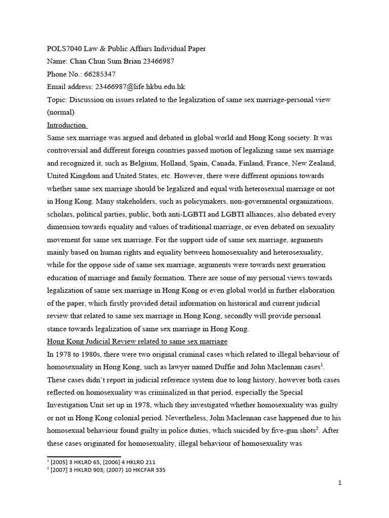 POLS7040 Law & Public Affairs Individual Paper (Due Date 5 - 12) | PDF