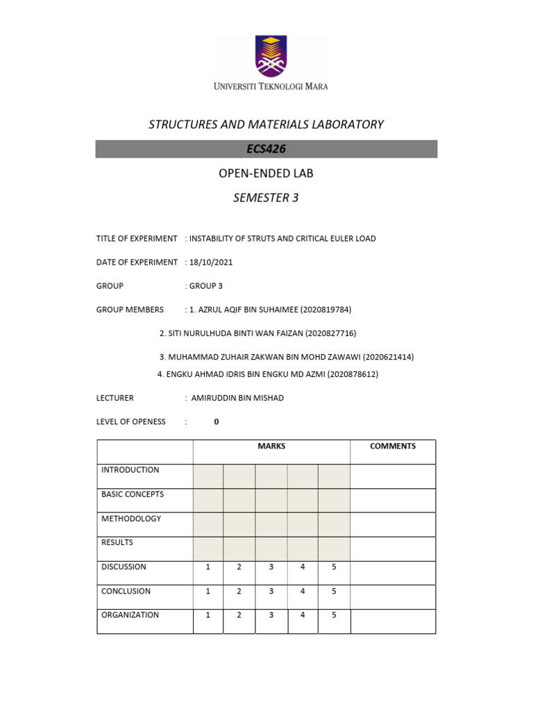 Euler Buckling Pdf Buckling Building Engineering