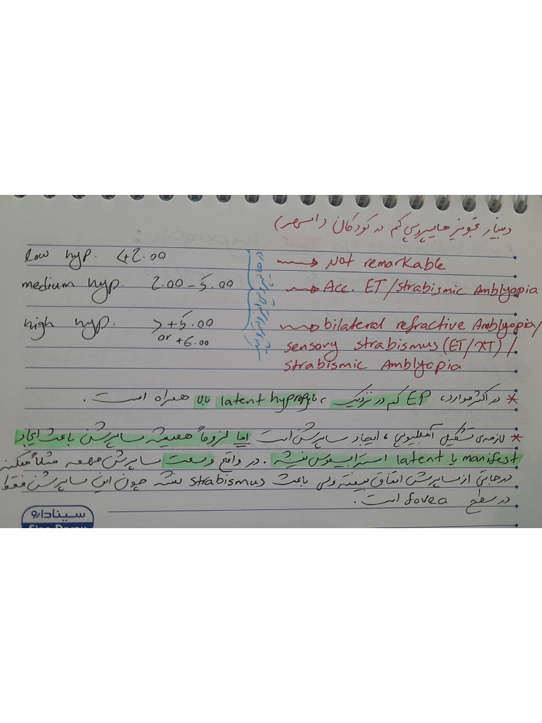 Prescribing Low Hyperopia Children | PDF