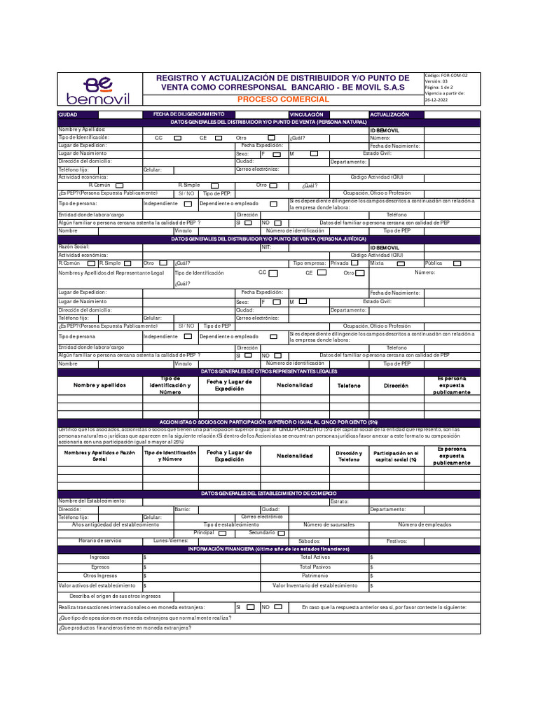Formato Grupo Aval | PDF