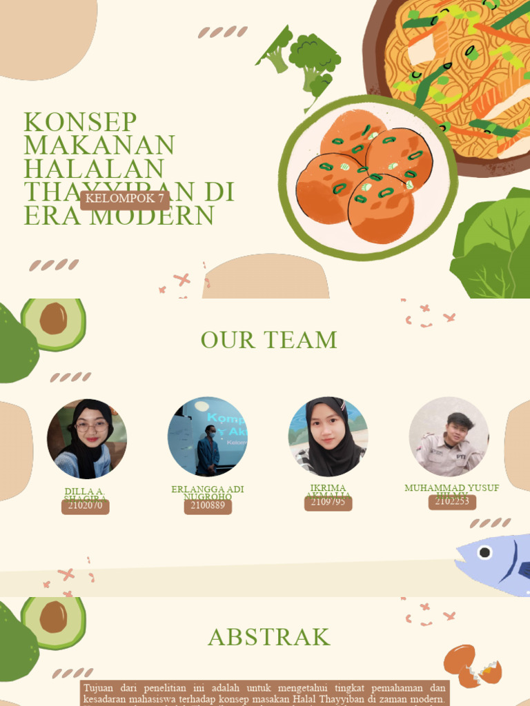 Konsep Makanan Halalan Thayyiban Di Era Modern | PDF