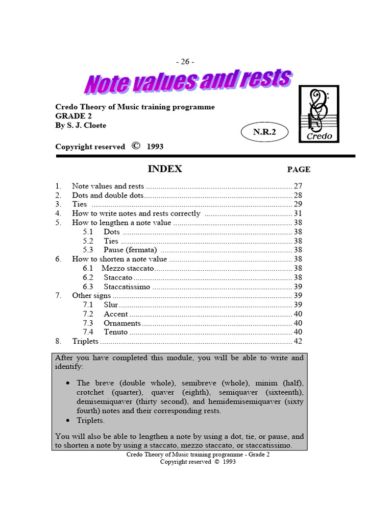 HTTPS:WWW - Credo.co - Za:wp Content:uploads:2015:12:grade 2 Note Values and Rests | Download ...