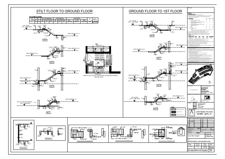 Staircase - R.C.C.Structural Details | PDF