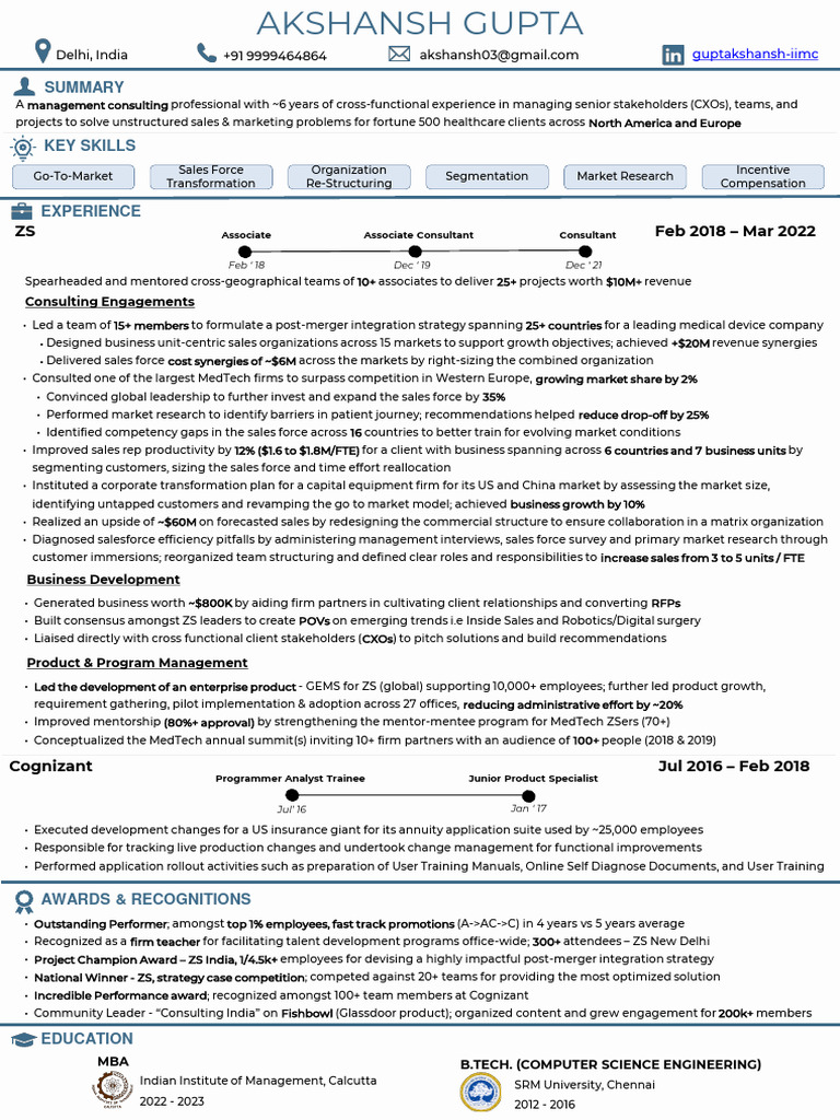 Resume - Akshansh Gupta PDF | PDF