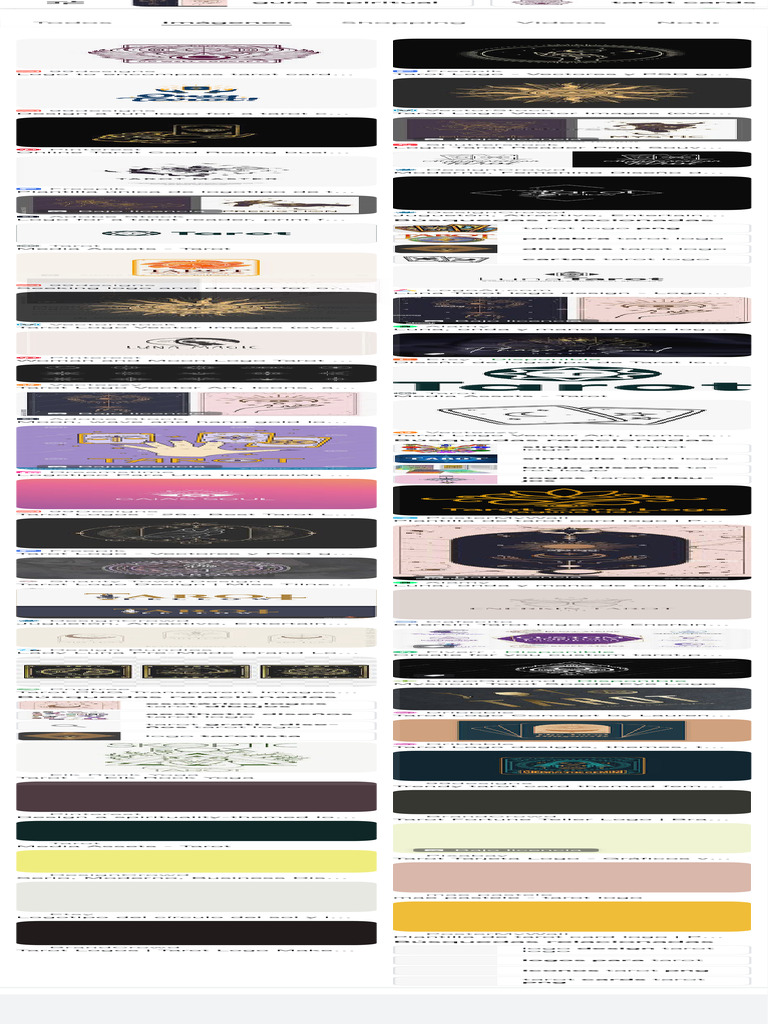 Diseños de Logos para Tarot | PDF | Tarot