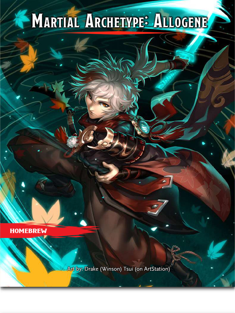 Fighter - Subclass - Martial - Archetype - Allogene - Inspired by ...