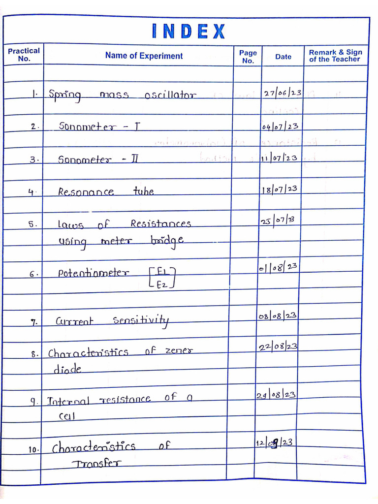 12th Physics Journal - 1 | PDF