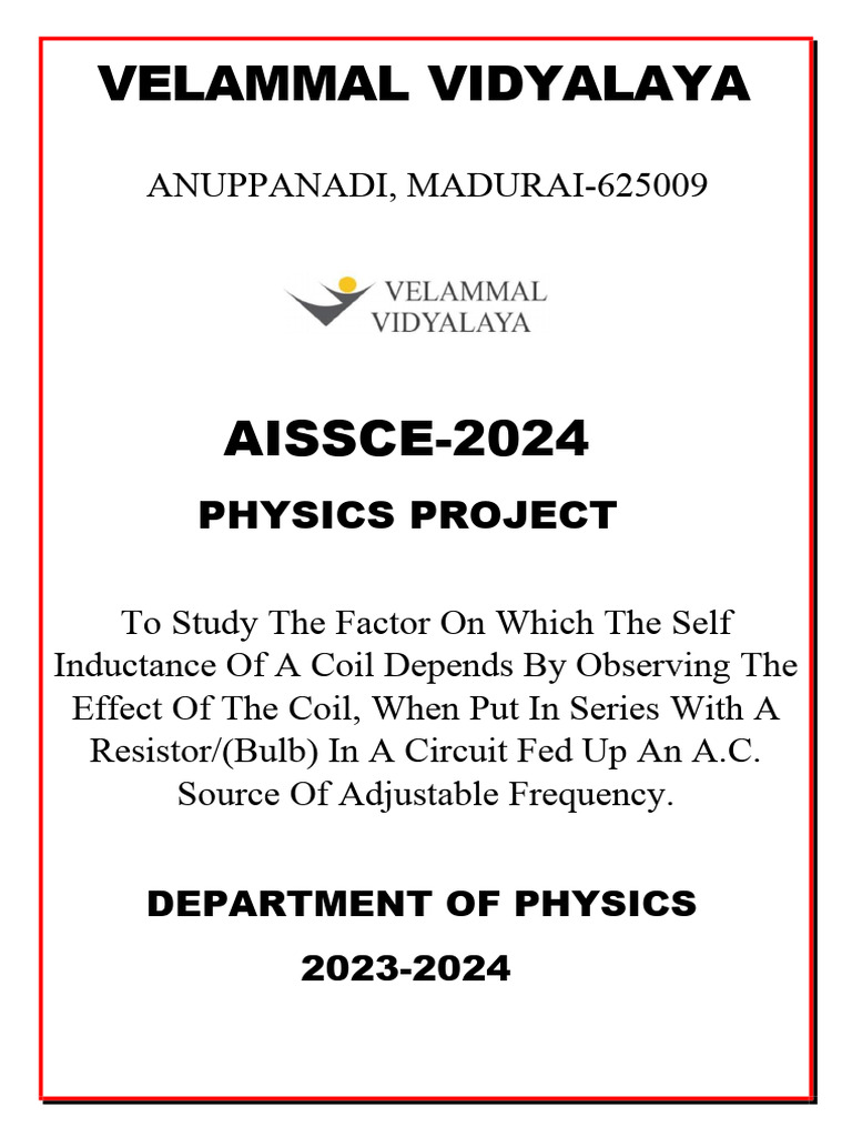 Physics | PDF | Inductor | Inductance