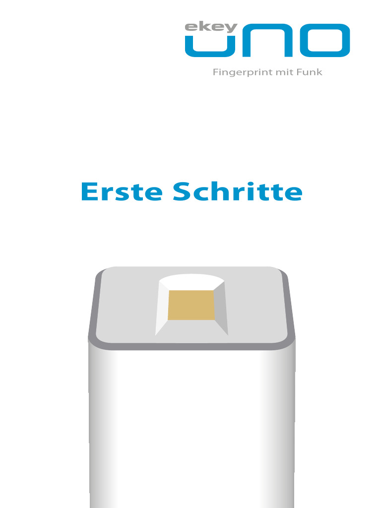 Manual 2483175 Ekey Uno 200021 Fingerprint Access System Surface Mount ...
