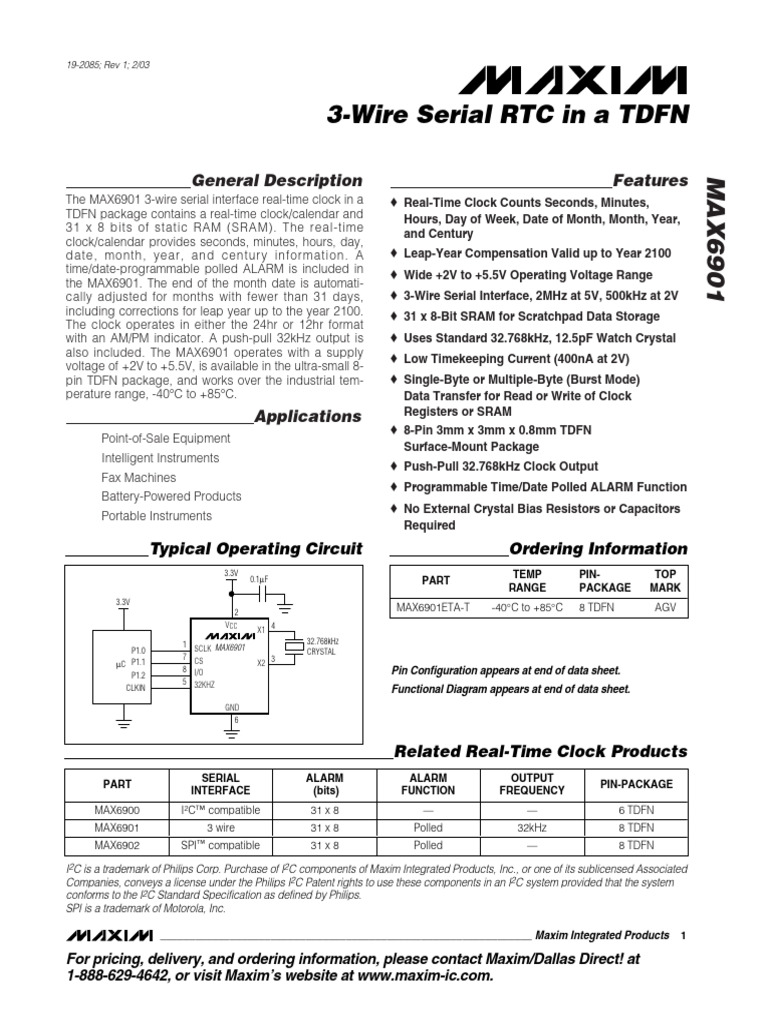 Max 6901 Etat | PDF | Computer Hardware | Computer Science