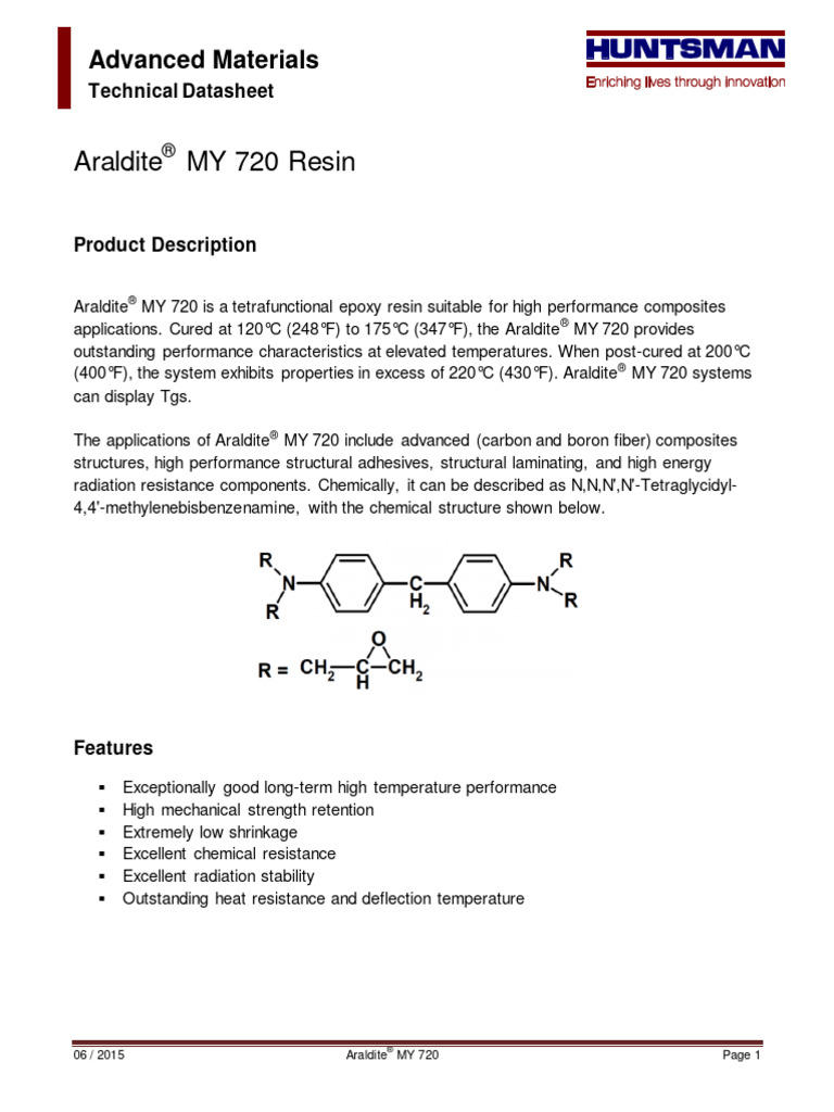 Araldite MY 720 | PDF