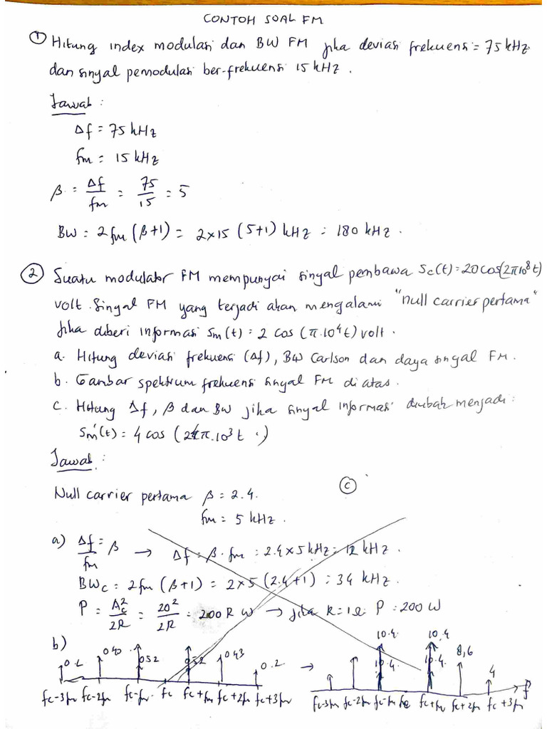 Contoh Soal FM 1 | PDF