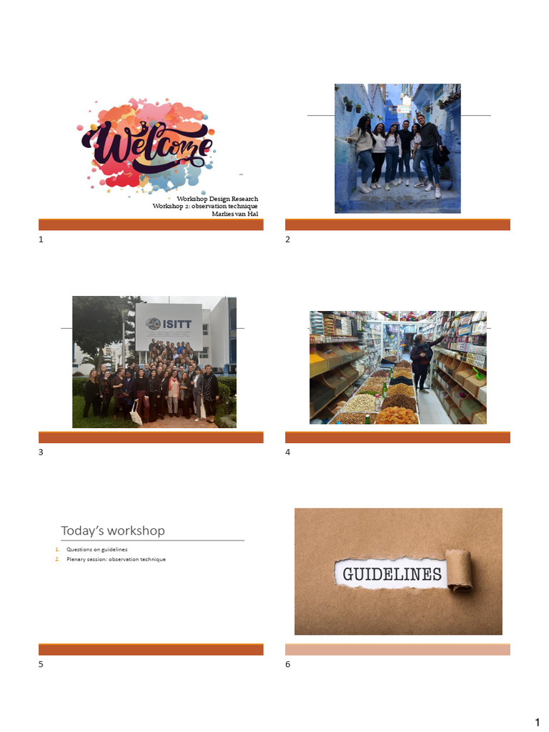 Workshop 2 Observation Skills Version 14 | PDF