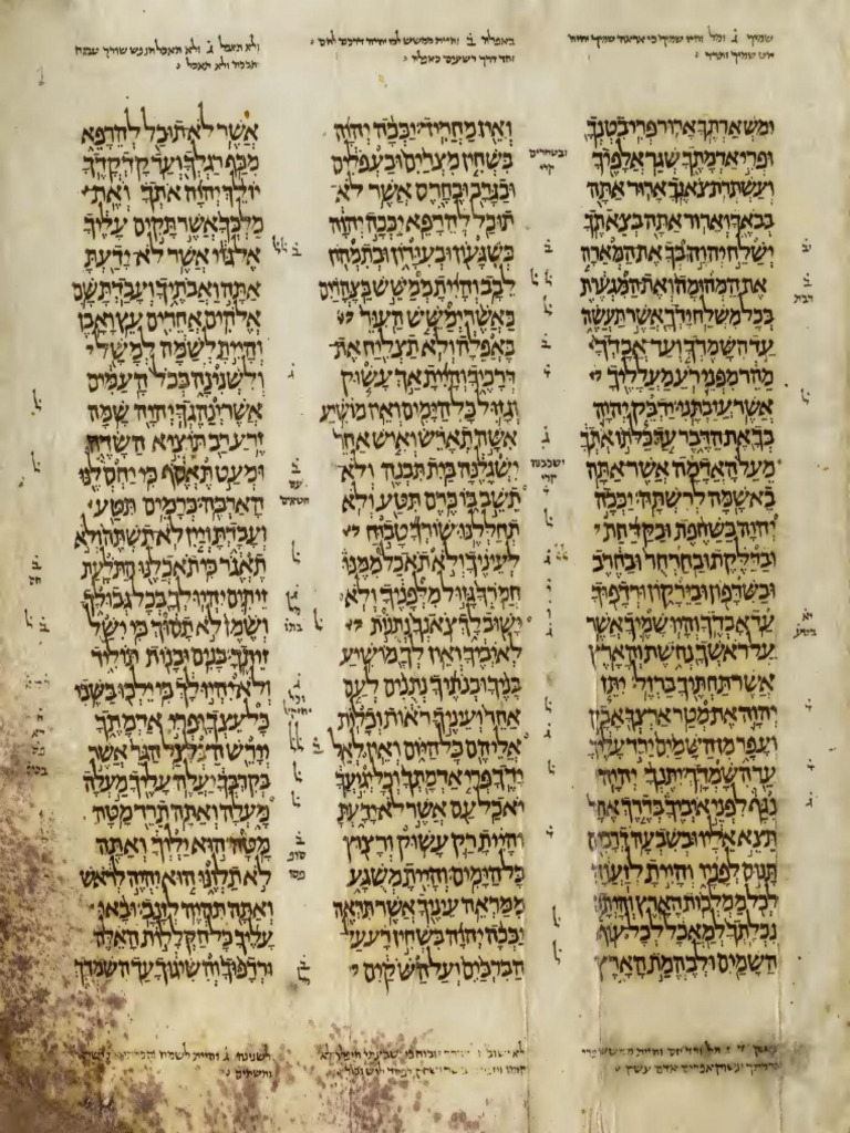 Codex Aleppo Manuscrito VOL 240104 152728 | PDF