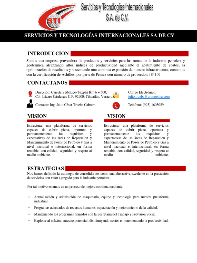 Sti Vision y Mision | PDF