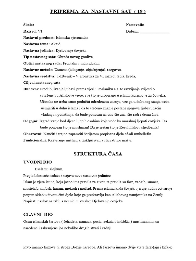 Djelovanje Čovjeka - 19 | PDF