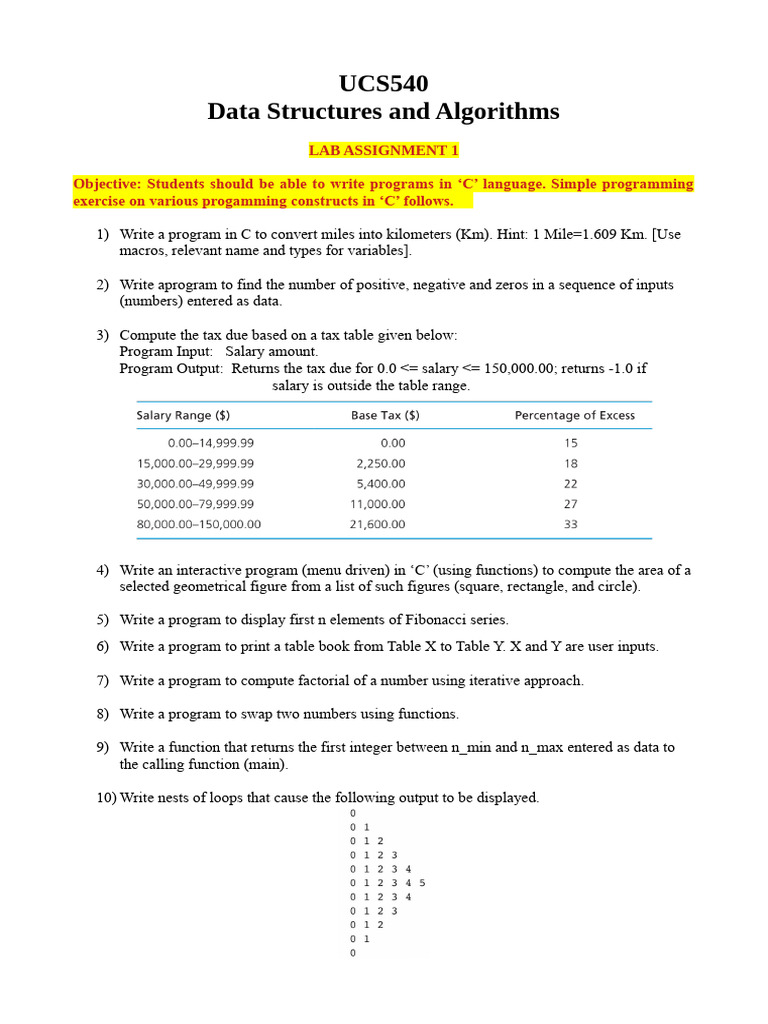 DSA Assignment 1 | PDF