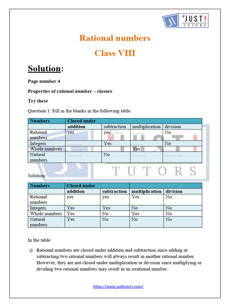 Rational Numbers - New | PDF | Numbers | Multiplication