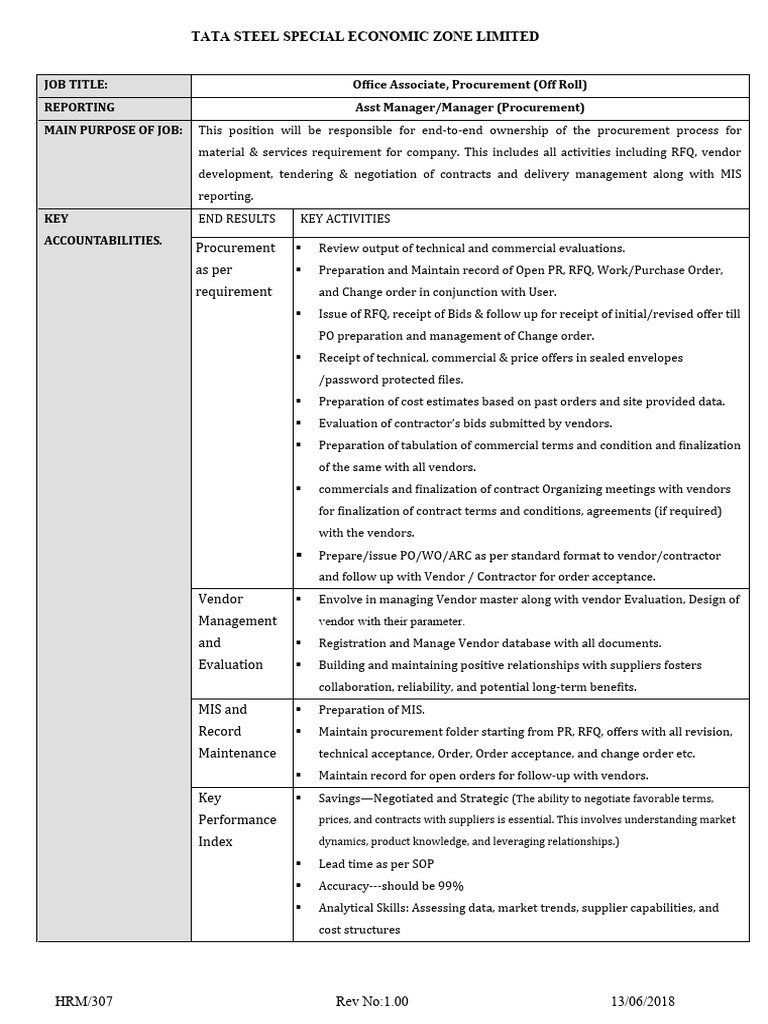 JD Procurement | PDF