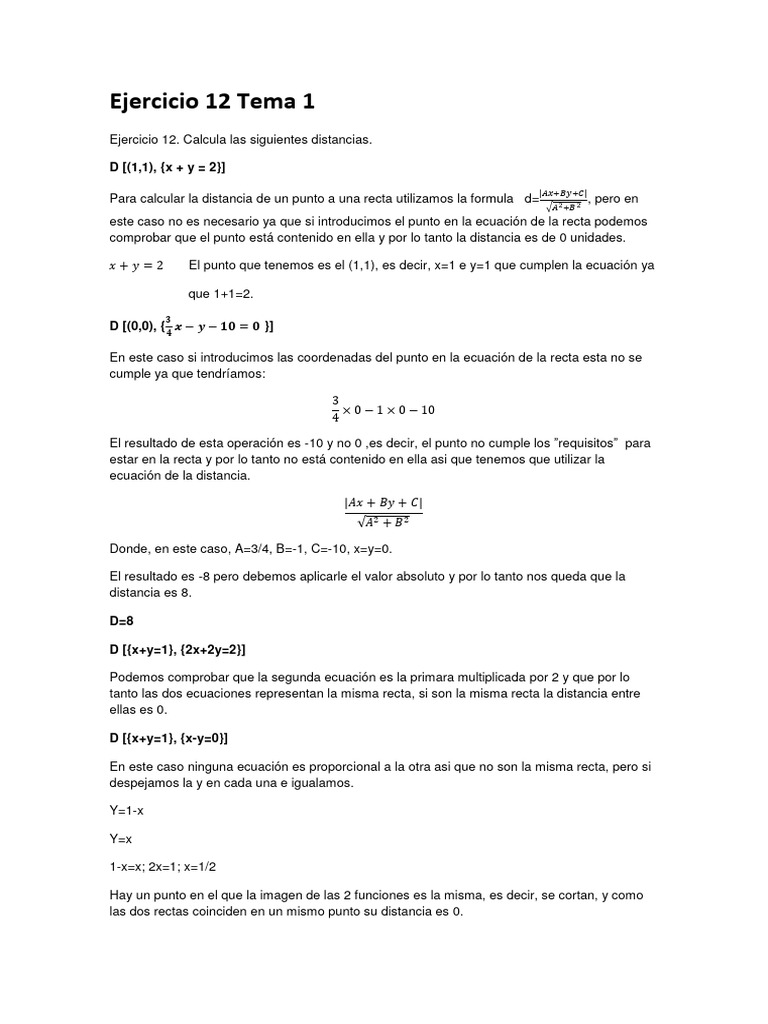 Ejercicio 12 Tema 1 | PDF