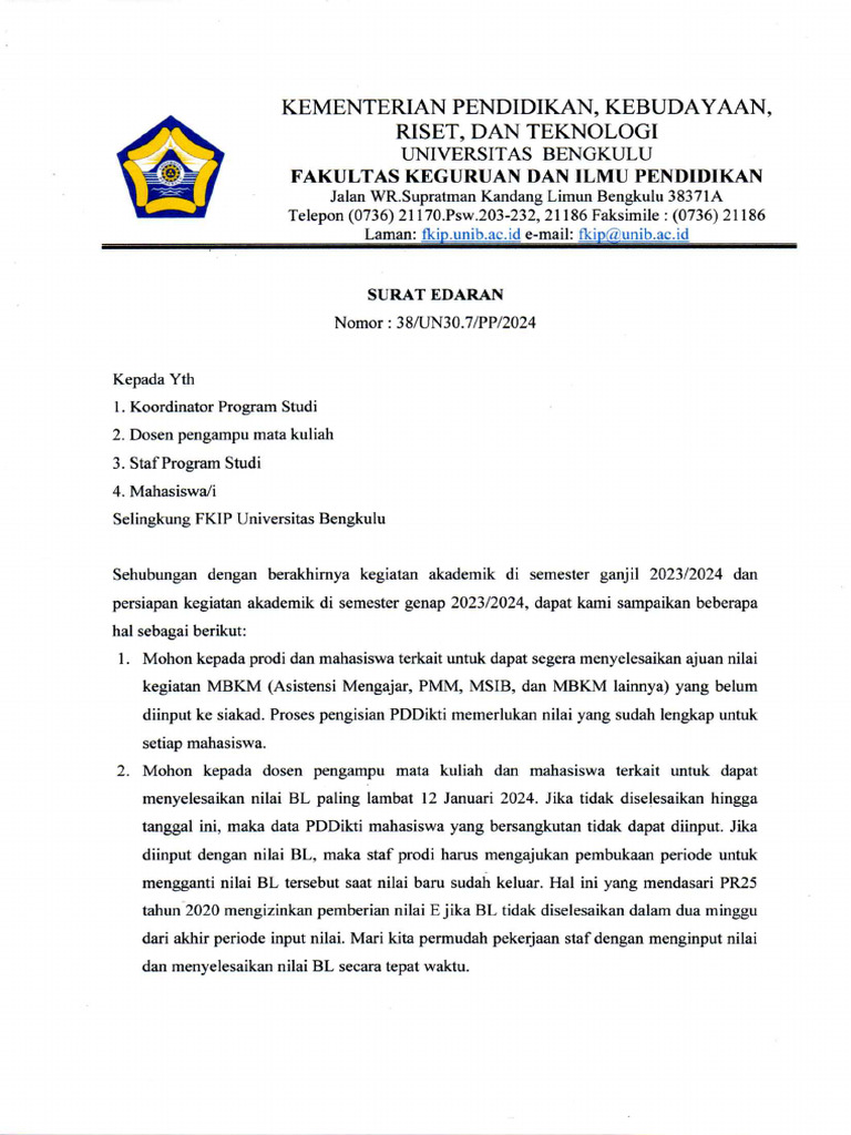 Surat Edaran | PDF
