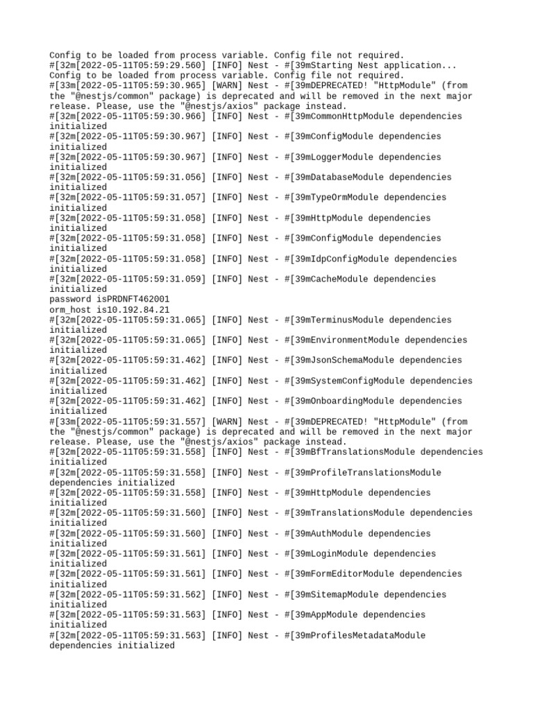 Log | PDF | System Software | Information Technology Management