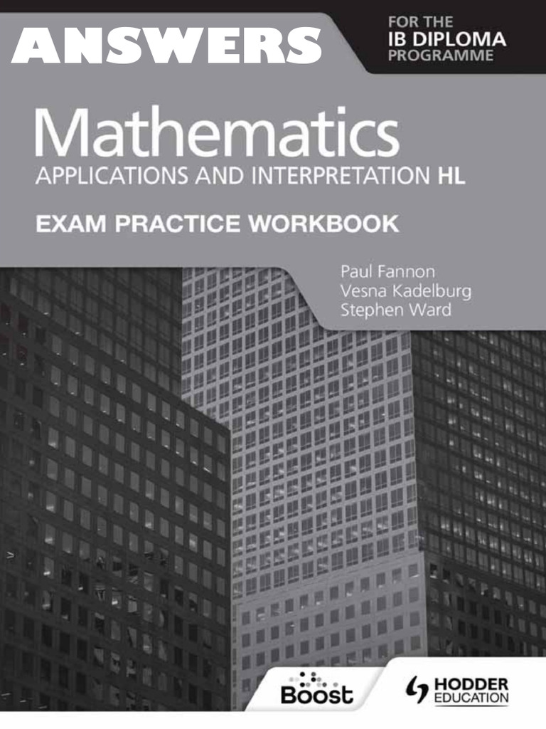 Mathematics - Applications and Interpretation HL - Exam Practice ...