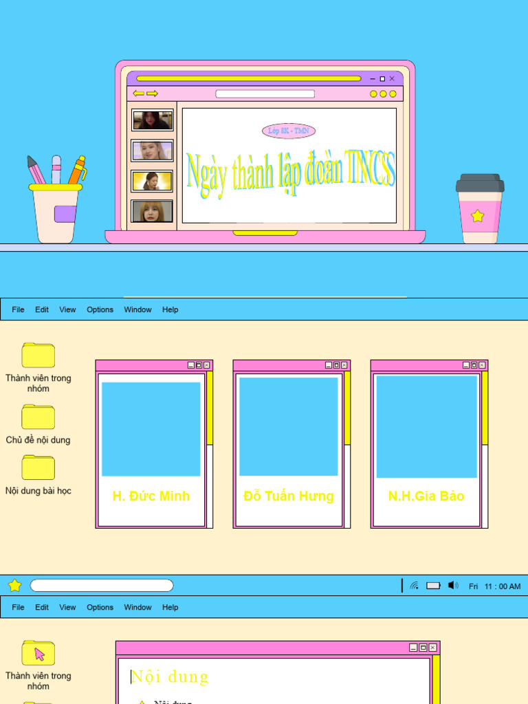 Desktop-Themed Template | PDF