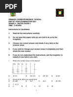 Grade 6 Maths Fractions Multiple Choice Questions | PDF