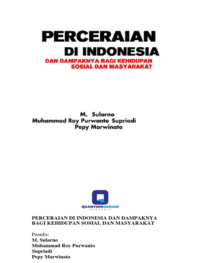 Buku Perceraian Di Indonesia | PDF | Ilmu Sosial