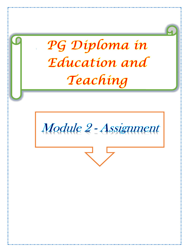Module 2 Assignment | PDF | Educational Assessment | Cognition